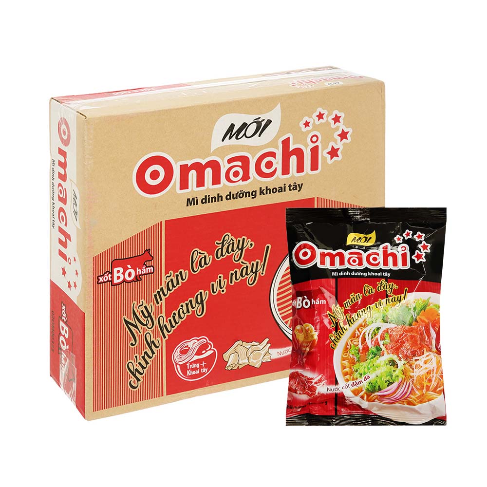 MI AN LIEN OMACHI VI BO – OMACHI INSTANT NOODLE BEEF FLAVOUR – Saigon ...